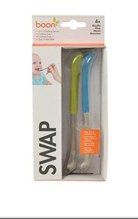 BOON SWAP Feeding Spoon 2 In 1 | Lazada Indonesia