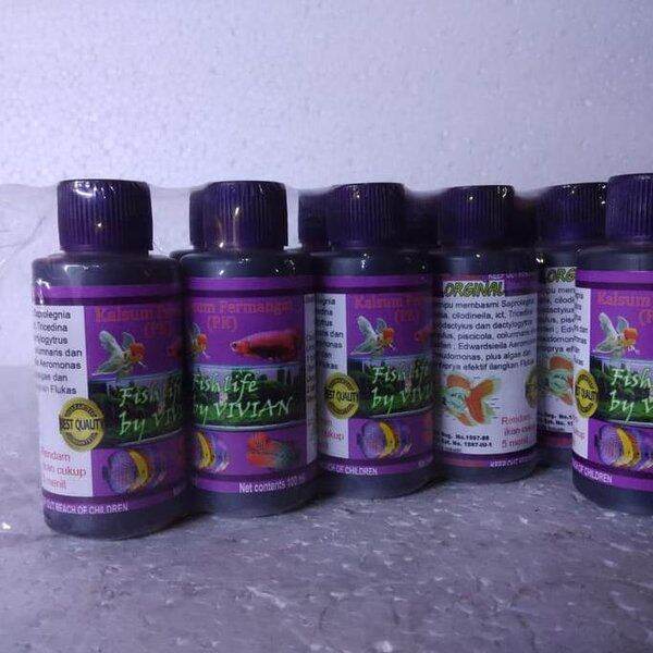 PK KALIUM PK KALSUM PERMANGAT 100ml untuk obat ikan hias Aquarium ...
