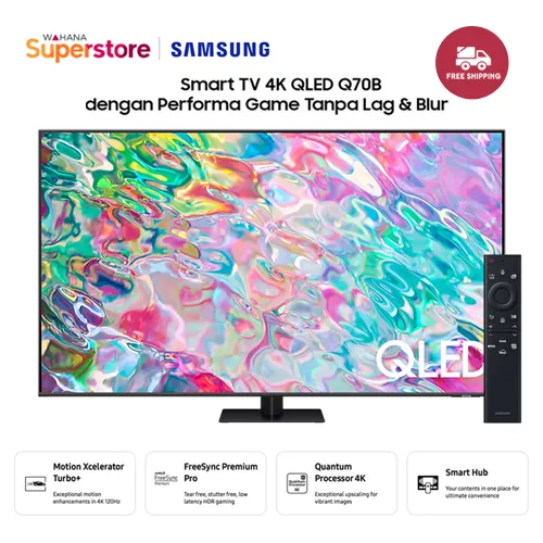 Samsung QLED 4K UHD Smart TV 65" - 65Q70B | QA65Q70BAKXXD | Lazada Indonesia