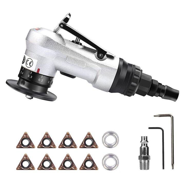Mini Pneumatic Chamfering Tool with Replace Blades Inserts and Bearings, 45 Degree Air Chamfer ...