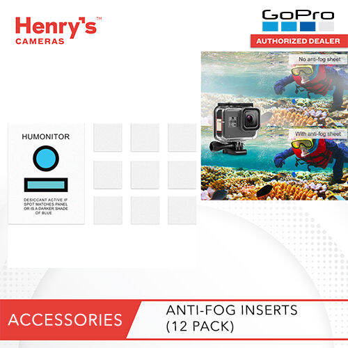 GOPRO ANTI-FOG INSERTS (12 PACK) - HENRYS CAMERAS | Lazada PH