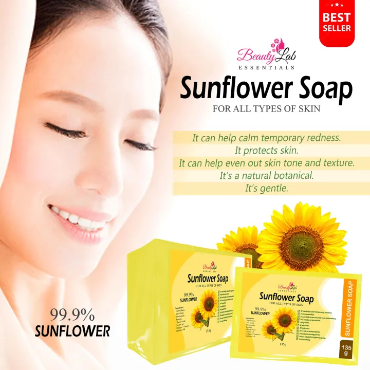 29DC| BEAUTY LAB ESSENTIALS SUN FLOWER SOAP 135 Grams Original ...