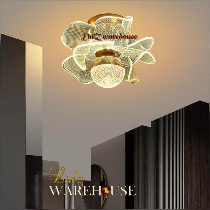 Lampu plafon MODERN MINIMALIS FLOWER 3 COLOUR LED ceiling lamp | Lazada ...