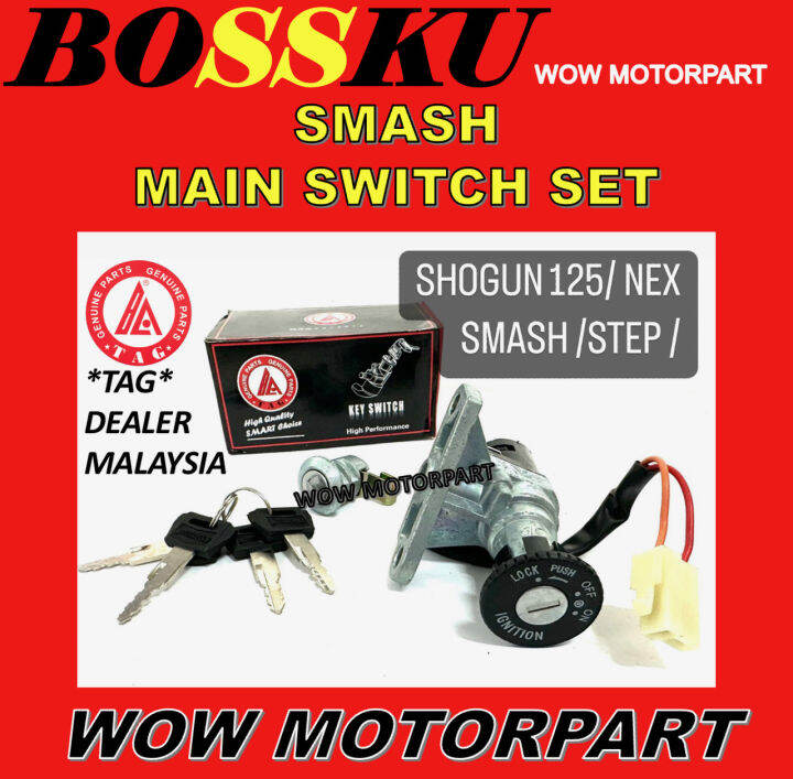 SMASH KEY SWITCH SET TAG SMASH MAIN SWITCH SET TAG SMASH SUIS ON OFF ...