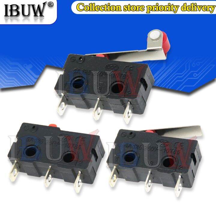 10PCS Micro Switch 3Pin NO/NC Mini Limit Switch 5A 250VAC KW11-3Z ...