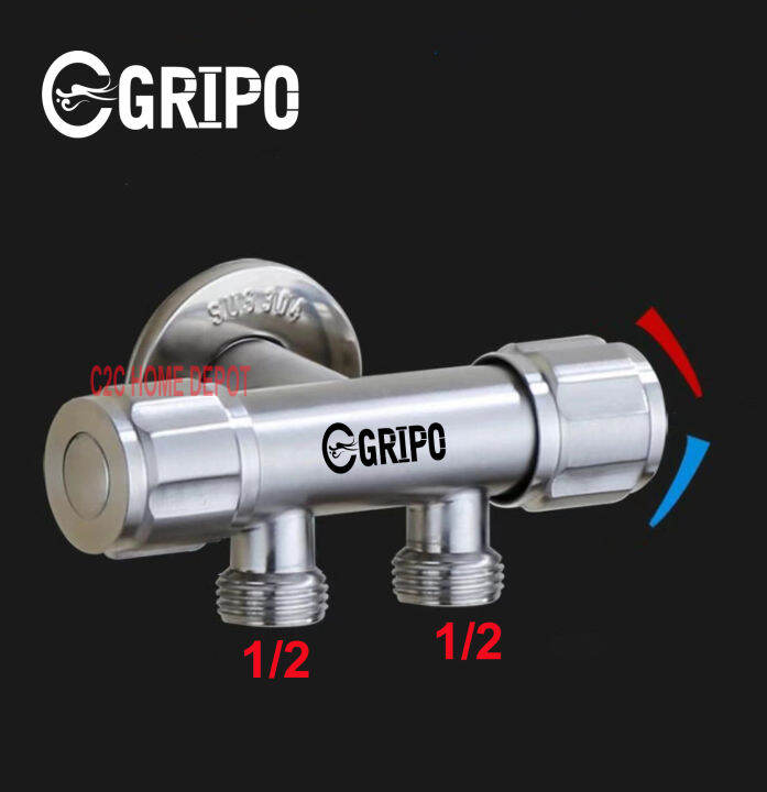 GRIPO 304 stainless High quality Dual Control purposes valve | Lazada PH