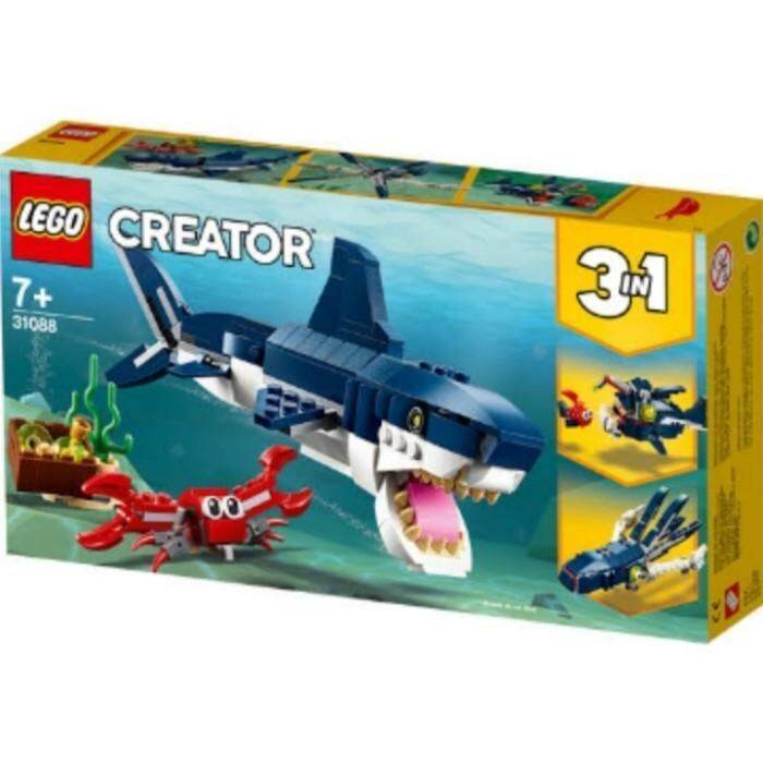 LEGO CREATOR 3IN1 31088 DEEP SEA CREATURES - LEGO SHARK - HIU ...