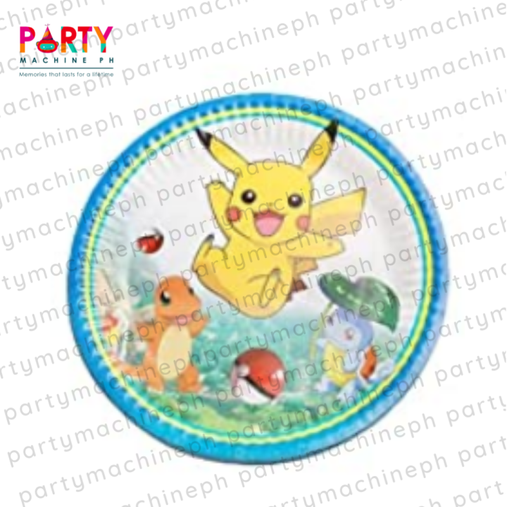10pcs Pikachu Paper Plates 9" | Lazada PH