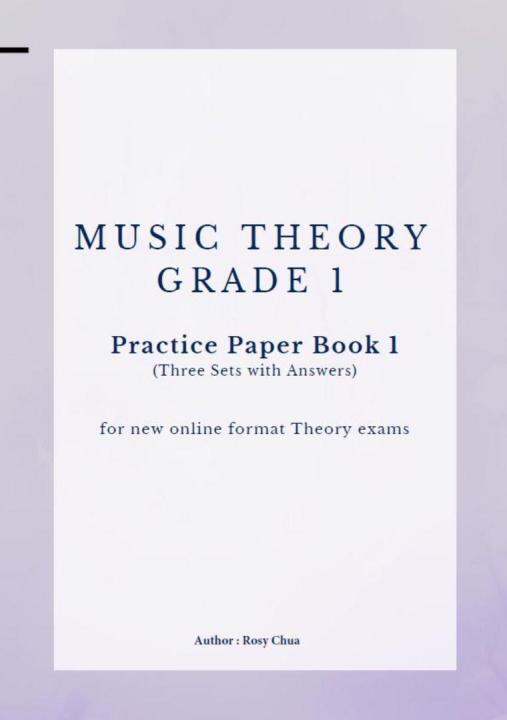 Music Theory Grade 1, Practice Paper Book 1 [Three Papers with Answers ...