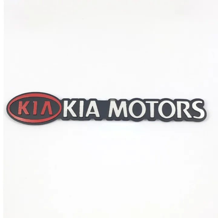ZR 1 X Metal KIA MOTORS Logo Car Auto Emblem Badge Sticker Decal For ...