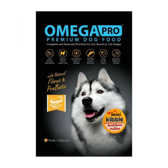 Limited Time Offer Omega Pro Premium Mini Kibble and Regular kibble 5kg ...