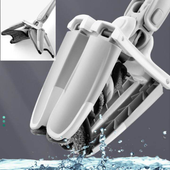 Free Hand Washing Squeeze Mop Self-Wring Microfiber Floor Mops For ...