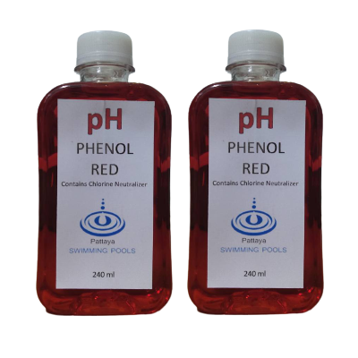 รีฟิวน้ำยาเช็คค่า ph Phenol Red 240ml สระว่ายน้ำ x 2 | Lazada.co.th