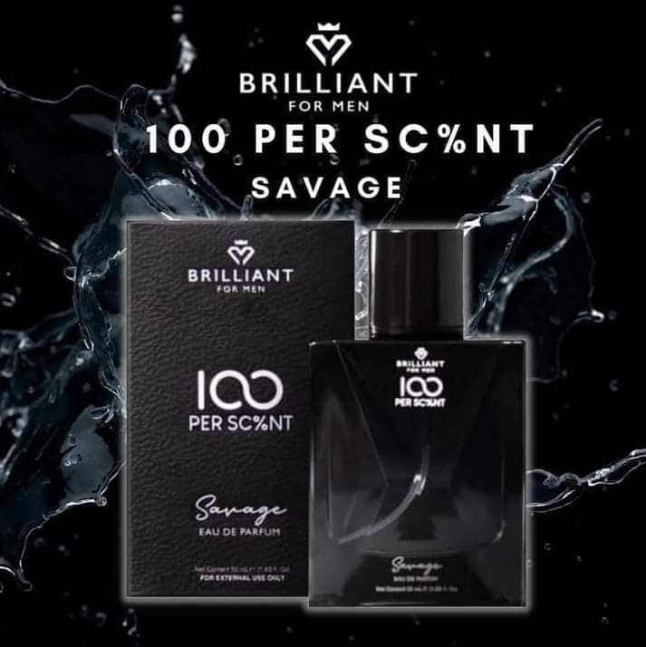 Brilliant Perfume For Men 100 Per Scent | Savage Eau De Parfum 50ml ...