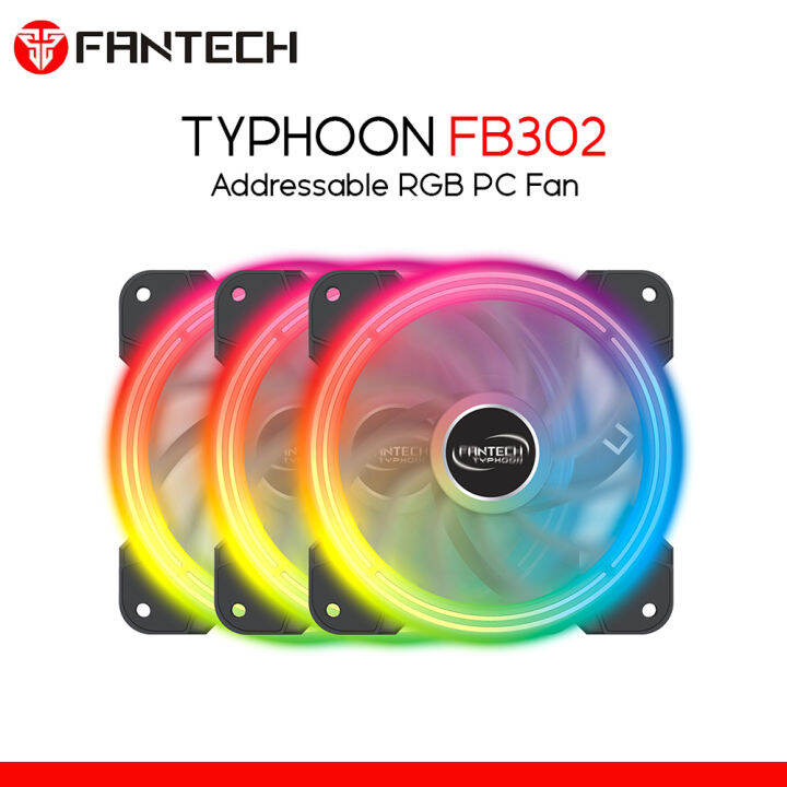 Fantech Case Fan FB302 Typhoon Computer PC Case Fan with ARGB ...