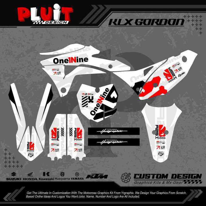 DECAL STICKER KLX GORDON Full Body [CUSTOM DESIGN] | Lazada Indonesia