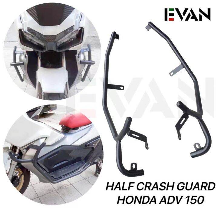 Ships immediately Half Crash Guard For Honda ADV 150 With Led Light Bracket And Bolt | Lazada PH