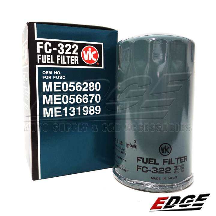 VIC FC-322 Car Fuel Filter for for Mitsubishi Engine (6D22, 6D22T/T3 ...