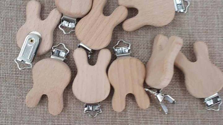 Chenkai 50ชิ้นบีช Buuy คลิปเด็ก D Ummy P Acifier ผู้ถือผ่อนคลายแขวนการงอกของฟันอุปกรณ์เสริม ...