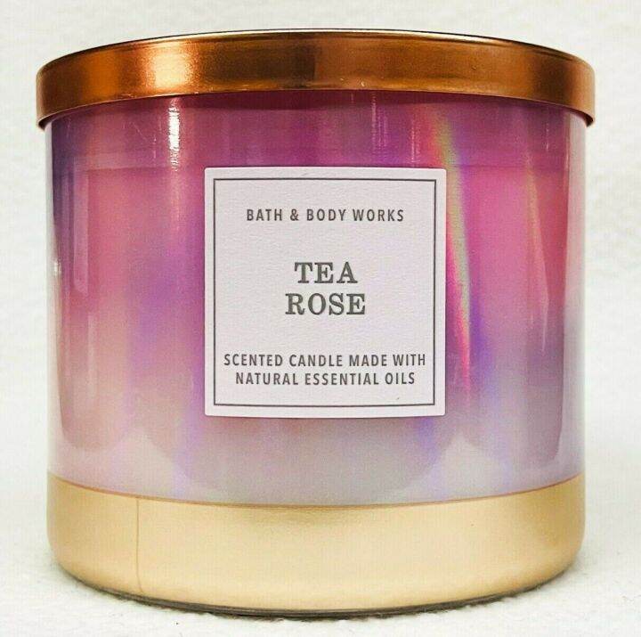 Bath & Body Works Tea Rose 3-Wick Candle | Lazada PH