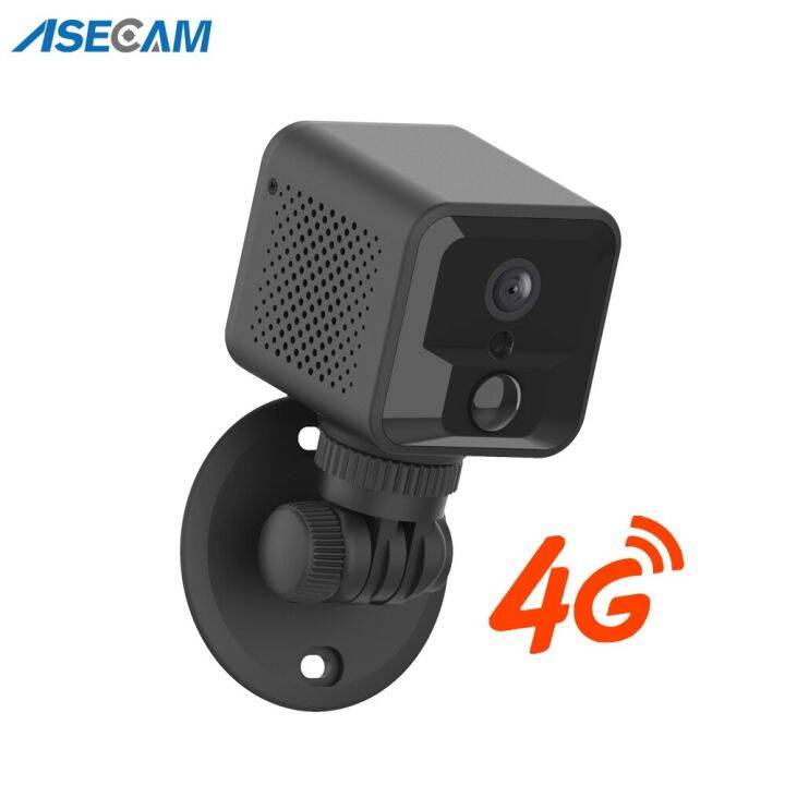 4G Sim Card Mini Security Camera 1080P Wifi Battery Two Way Audio CCTV ...