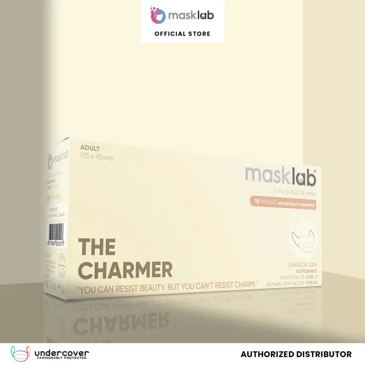 MASKLAB - Undercover Mask PH - Adult Surgical The Charmer (10 pcs) | Lazada PH