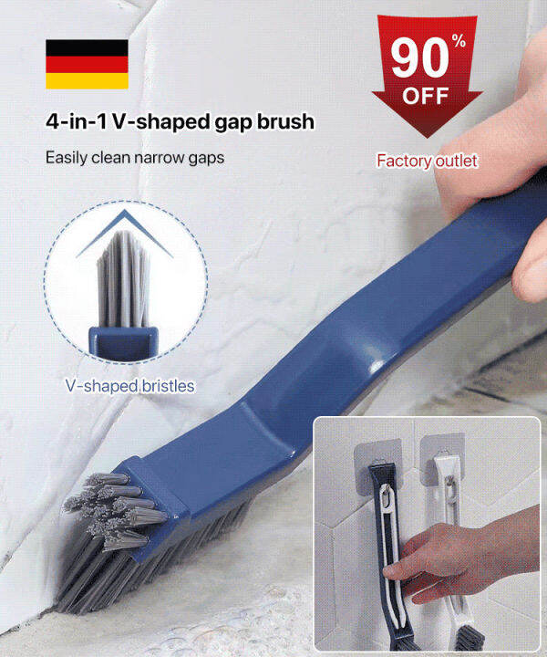 boom order Upgraded 4-in-1 V-shaped gap brush | Lazada PH