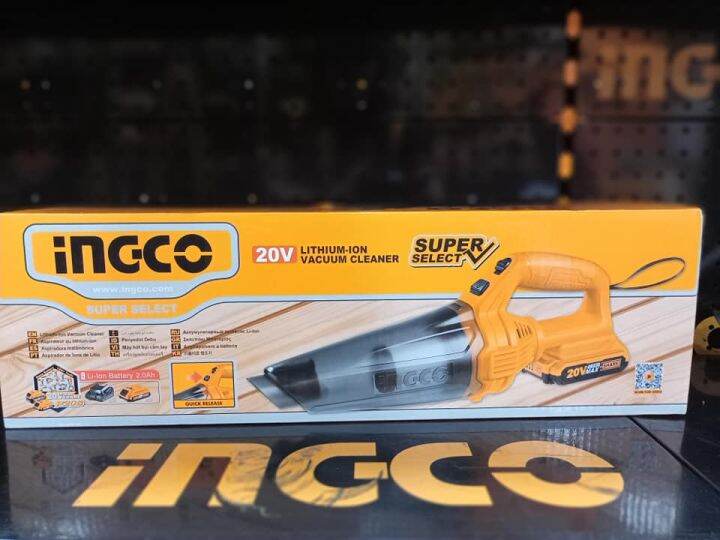 CVLI20126 INGCO LITHIUM-ION VACUUM CLEANER 20V BN-CT | Lazada PH