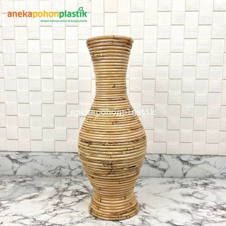 Guci Rotan T50 Vas Gucci Pot Bunga Tanaman Artificial Dekorasi Rumah ...