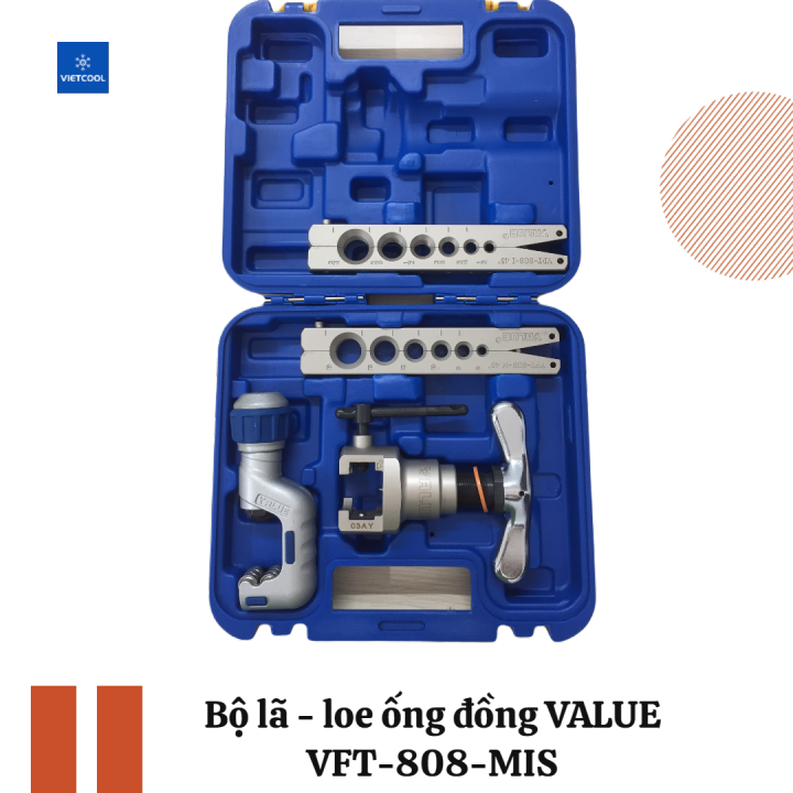 Bộ lã - loe ống đồng VALUE Model VFT-808-MIS (2 kẹp) | Lazada.vn
