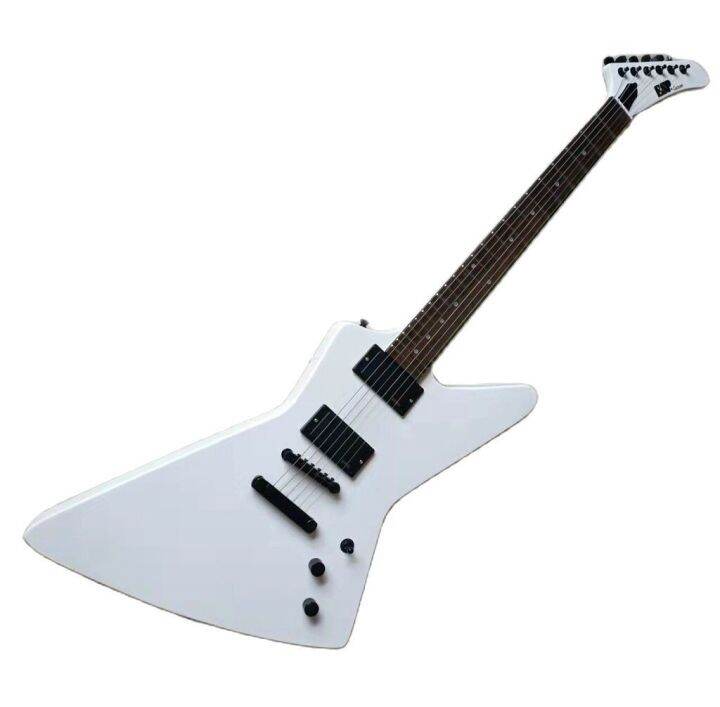 อัพเกรด ESP Explorer กีตาร์ไฟฟ้าสีขาวจีนทำ | Lazada.co.th