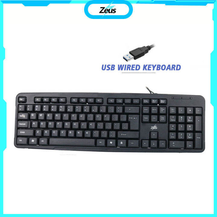 Zeus K500 ( SimpliCity ) Wired Keyboard For Office / Gaming ( Online Exclusive Edition ) | Lazada PH
