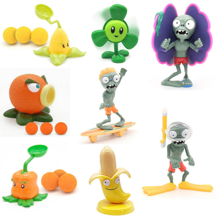 1pcs Plants vs Zombies Figure Toy Full Set Gift for Boys Soft glue snow ...