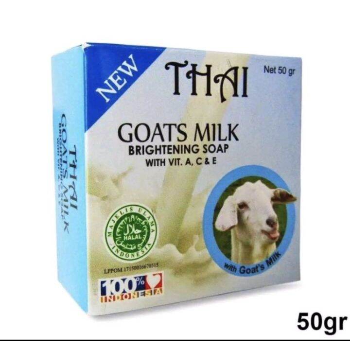 Thai Goats Milk Soap 50gr - Sabun Kambing | Lazada Indonesia