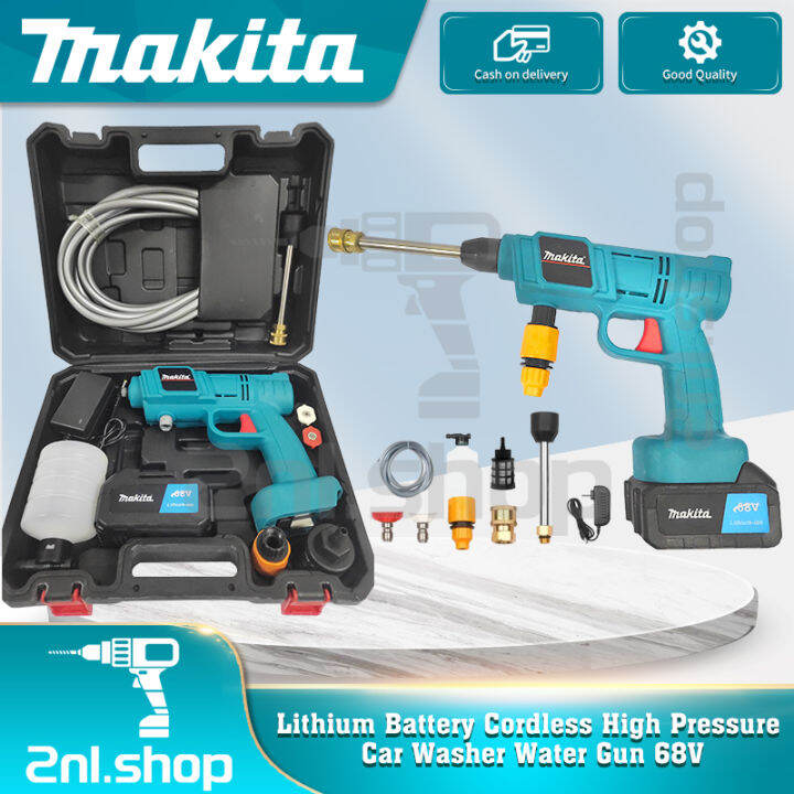 Makita 68V Cordless High Pressure Car Washer Water Gun | Lazada PH