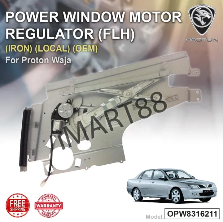 Proton Waja Front Left Passenger Side Power Window Motor Regulator ...