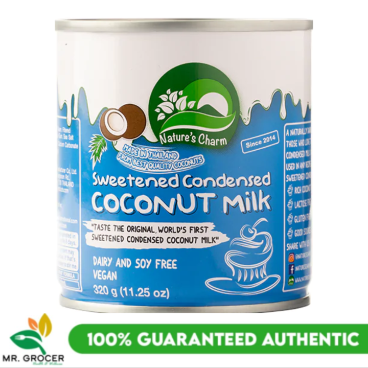Nature's Charm Sweetened Condensed Coconut Milk 320g | Lazada PH