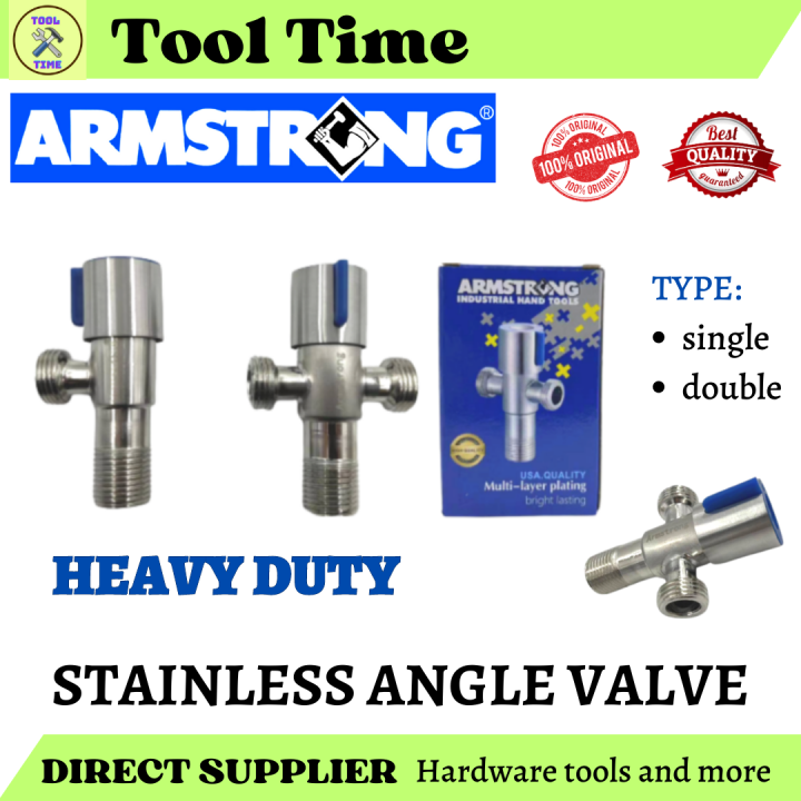 ARMSTRONG SUS 304 STAINLESS ANGLE VALVE HEAVY DUTY AND HIGH QUALITY ...