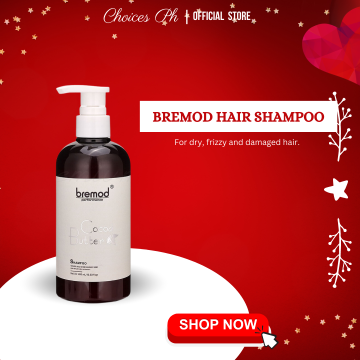 Bremod Cocoa Butter Shampoo Natural Organic Moisturizing Hydrating Anti ...