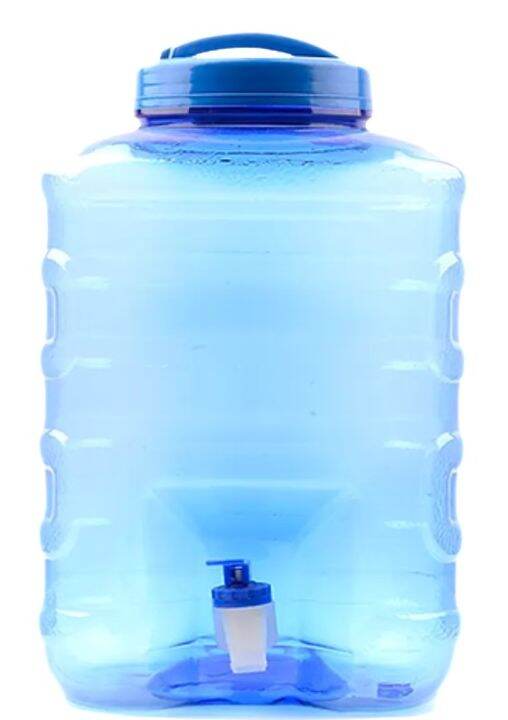 1 pc 5 Gallon Aqua PET water bottle with faucet dispenser virgin round ...
