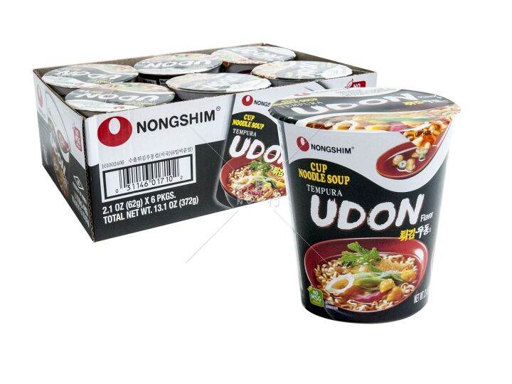Nongshim Udon Tempura Cup Noodles 6 cups | Lazada PH