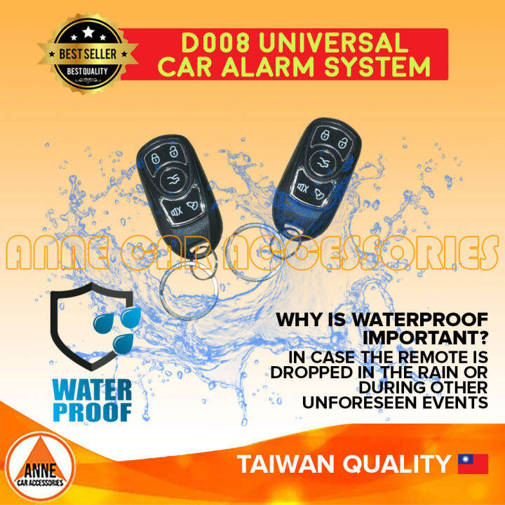 Taiwan High Quality Branded Dynastics Waterproof Remote Universal Car ...