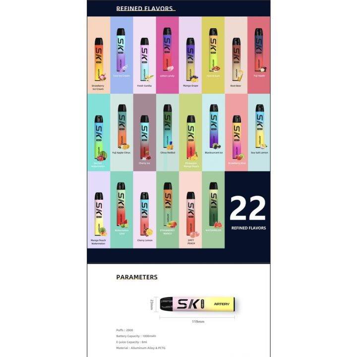 VAPER ARTERY ABAR SK 2000 PUFFS DISPOSABLE | Lazada PH