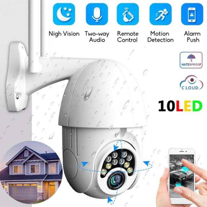 CCTV Surveillance Camera V380 Q10 Waterproof Outdoor HD Hemisphere ...