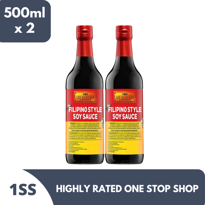 Lee Kum Kee Filipino Style Soy Sauce 500ml x 2 | Lazada PH