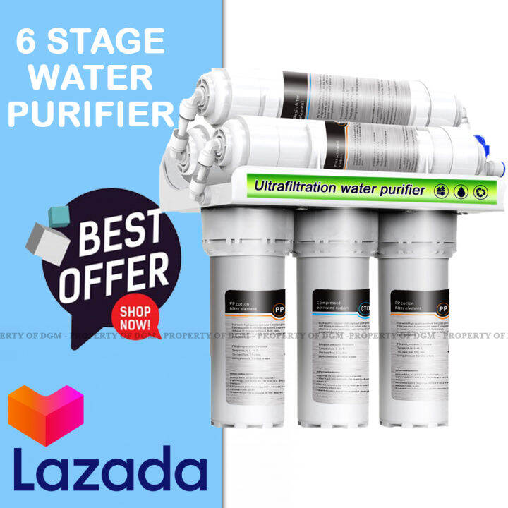 6 Stages Ultrafiltration Water Purifier Complete Set-dgmshop | Lazada PH