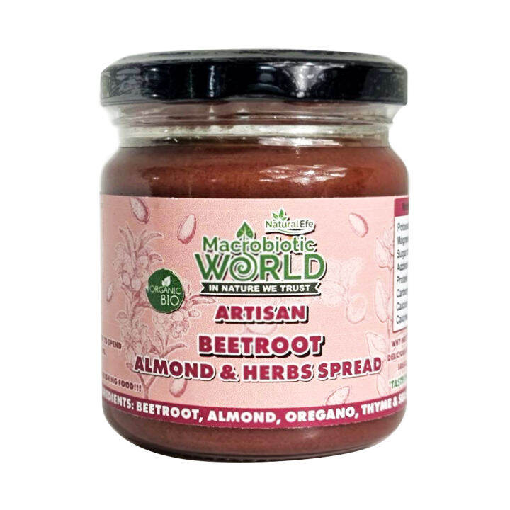 Organic/Bio Artisan - Beetroot, Almond & Herbs Spread 185g | Lazada.co.th