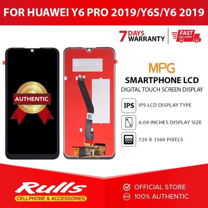 Smartphone LCD for Huawei Y6s/Y6 Pro 2019/Y6 2019 Digital Touch Screen ...