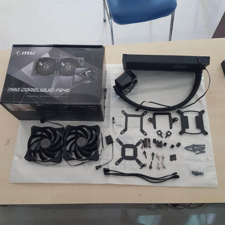 MSI MAG CoreLiquid P240 Watercooling Water Cooling CPU AIO Cooler | Lazada Indonesia