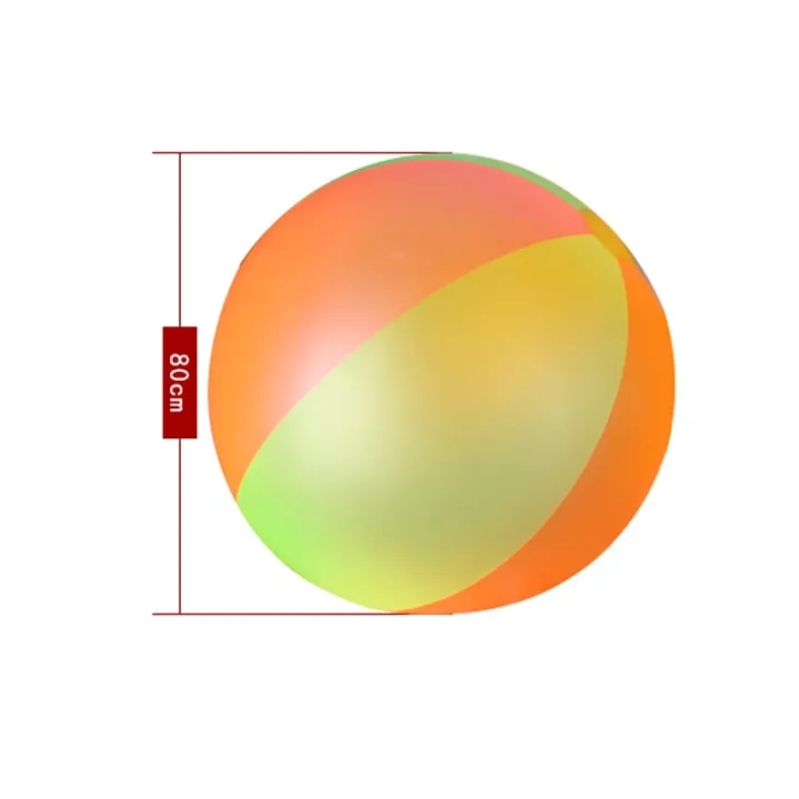 Super Big 80Cm PVC Inflatable Ball Kid Child Air Beach Ball Swimming ...